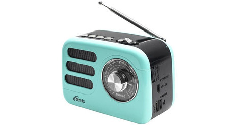 Радиоприёмник RITMIX RPR-033 (лазурный) купить в Минске, цена
