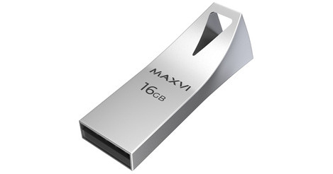USB флеш-накопитель Maxvi MK2 16GB 2.0 metallic silver купить в Минске ...